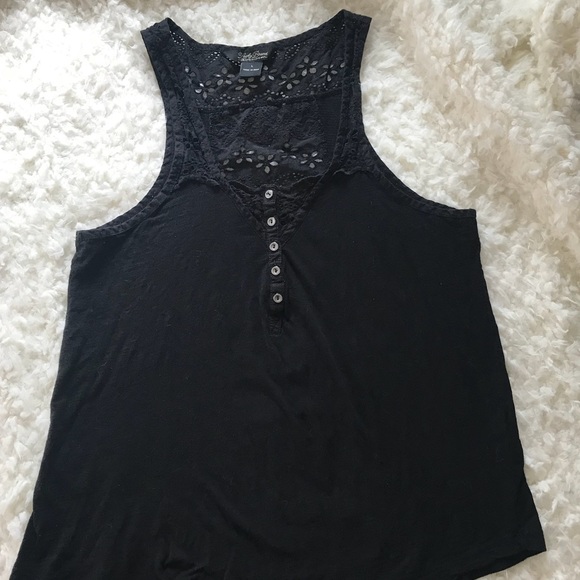 Lucky Brand | Tops | Lucky Brand Lace Back Tank Top | Poshmark